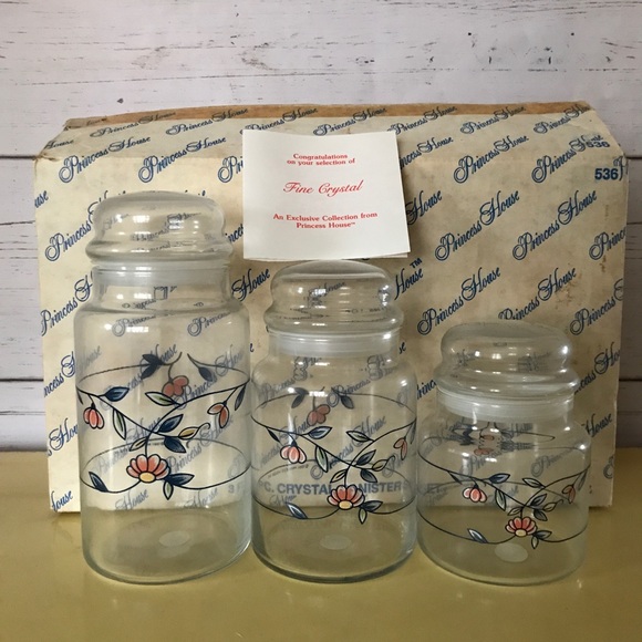 Princess House | Kitchen | Vintage Canisters | Poshmark